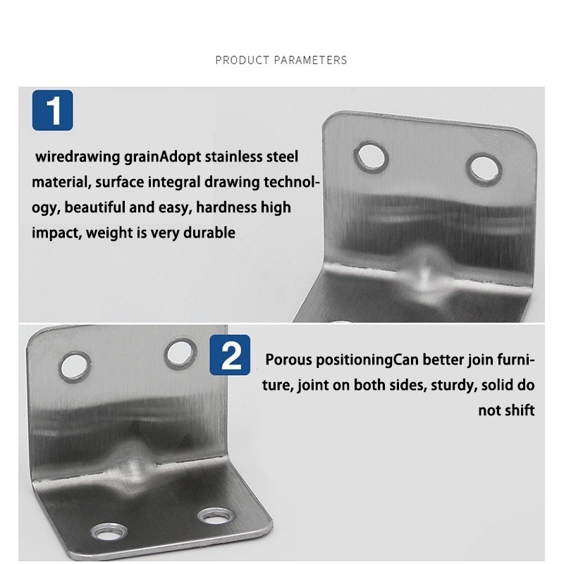 Jual 40pcs Bracket Siku/Siku Rak Verseng/Plat Siku Ambalan L/Siku L ...