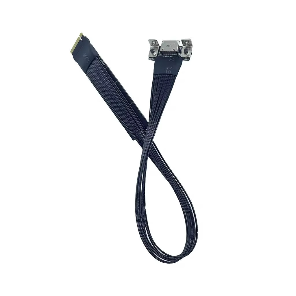 Jual Extension Cable M.2 to Oculink 4i for M.2 Mkey NVME to SFF8611 ...