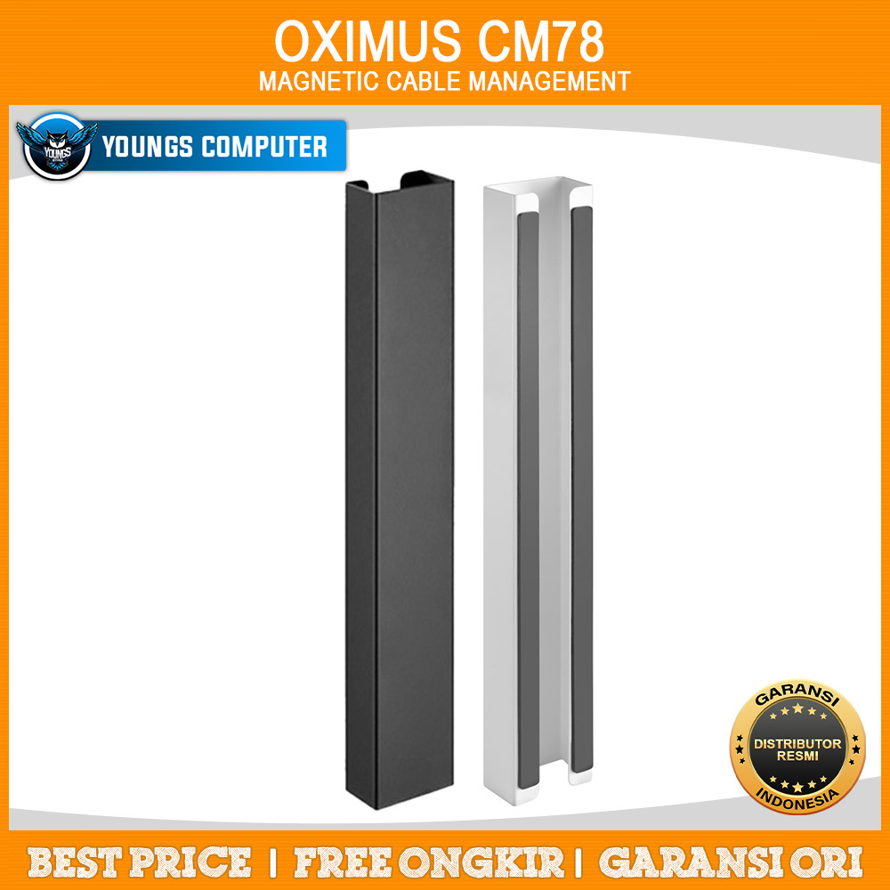 Jual OXIMUS CM78 Magnetic Cable Management Penyimpanan Kabel (Black ...