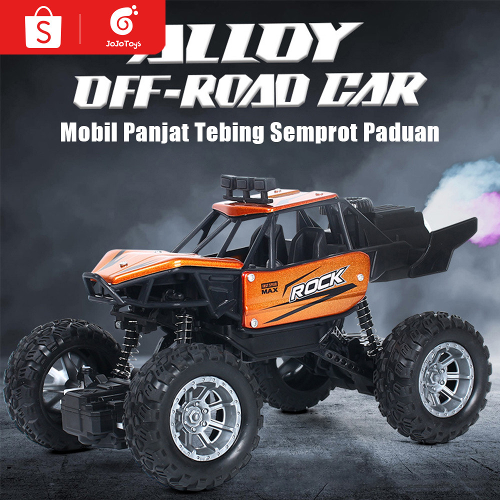 Jual BV53ES JOJOTOY Mobil Remote Control Besar Mainan Spray Offroad Alloy Climbing Car RC Rock ...