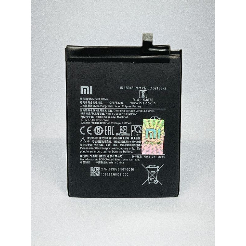 Jual BATERAI BATRE POCO F3 POCO F3 PRO BM4Y ORIGINAL | Shopee Indonesia