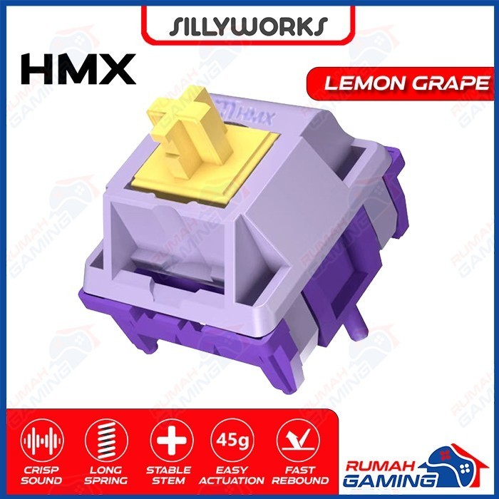 Jual SILLYWORKS - HMX Lemon Grape - 5 PIN - 45g - PCB Mount - Linear ...