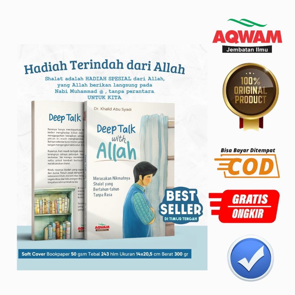 Jual Promo Buku DEEP TALK WITH ALLAH (Merasakan Nikmatnya Shalat yang ...