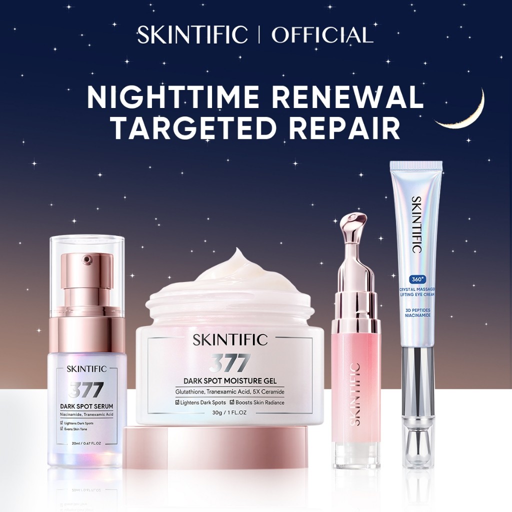 Jual SKINTIFIC - 4pcs Paket Day&Night Skincare Set |Glowing Whitening ...