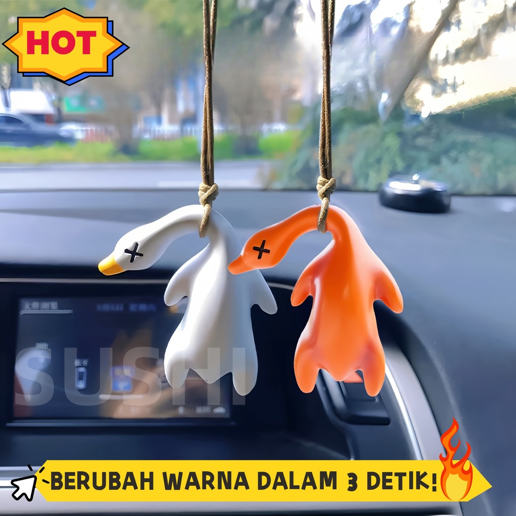 Jual [COD]Gantungan Kunci Bebek Ajaib -WARNA BERUBAH OTOMATIS\ Bisa ...