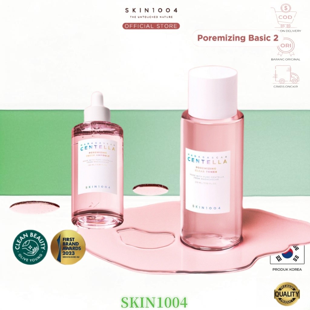 Jual SKIN1004 Poremizing Basic 2 Clear Toner 210ML + Fresh Ampoule ...