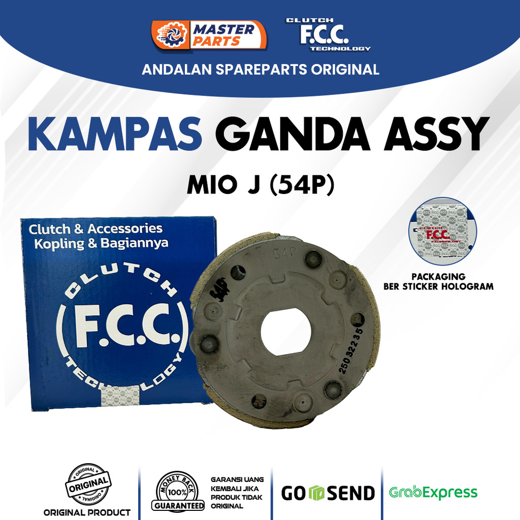 Jual Kampas Ganda Assy FCC untuk motor Mio J (54P) Original 100% ...