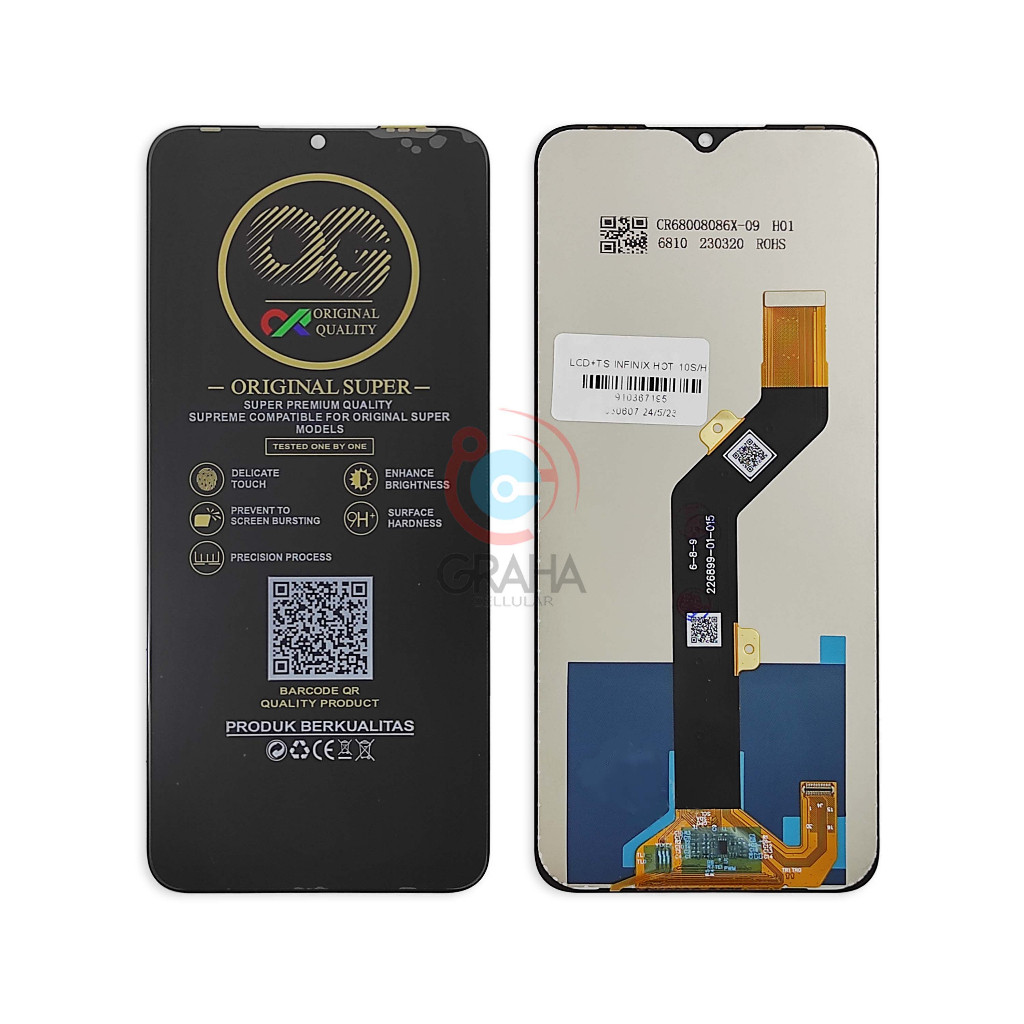 Jual INFINIX HOT 10S X689 OG ORI SUPER LCD FULLSET | Shopee Indonesia