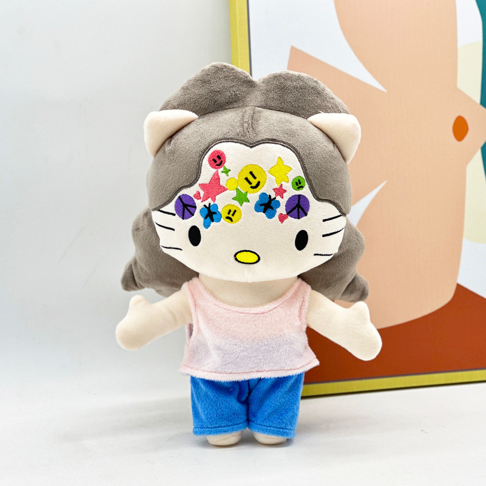 Jual Hello Kitty Olivia Rodrigo Doll Grey Hair with Pink Vest Clothes ...