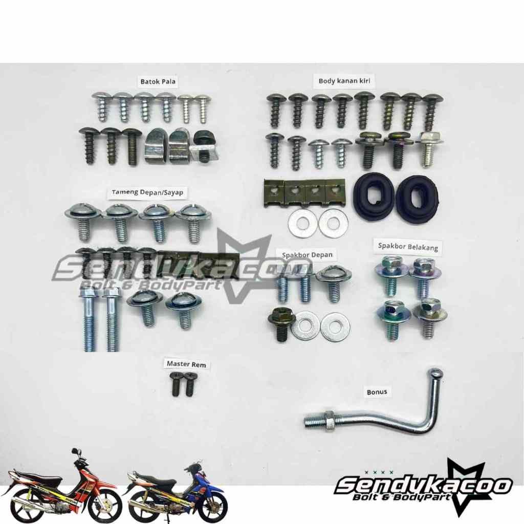 Jual BAUT FULL BODY SMASH 110 LAMA / Baut baut Scrup Full Body Suzuki ...