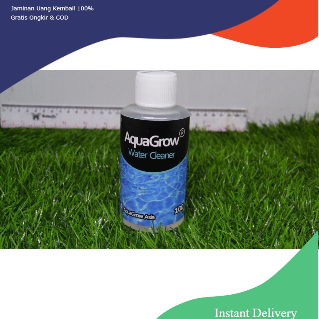 Jual Penjernih Air AQUAGROW Water Cleaner Aquarium Kolam 100 Ml | Shopee Indonesia