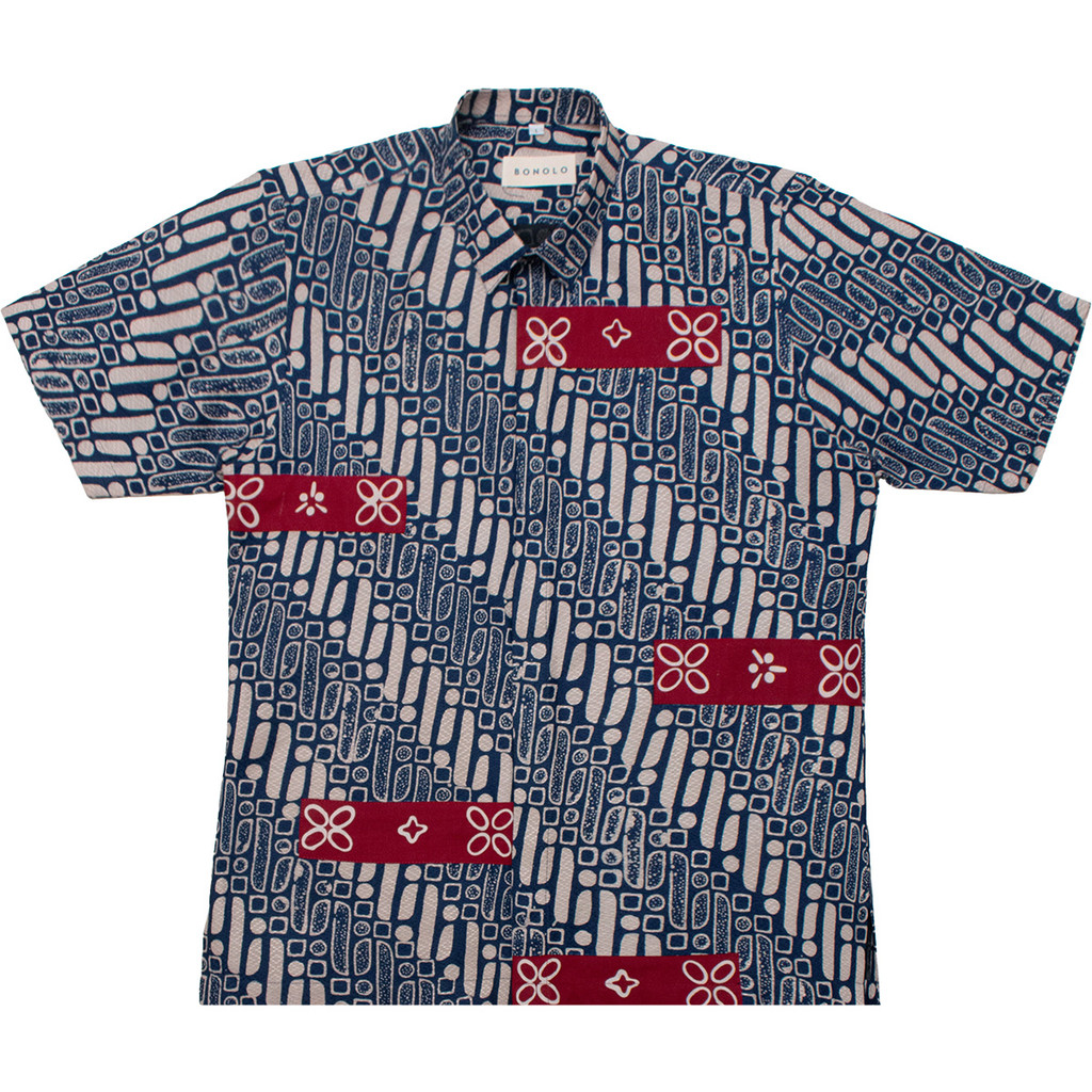 Jual Tervira - Kemeja Batik Lengan Pendek | Shopee Indonesia