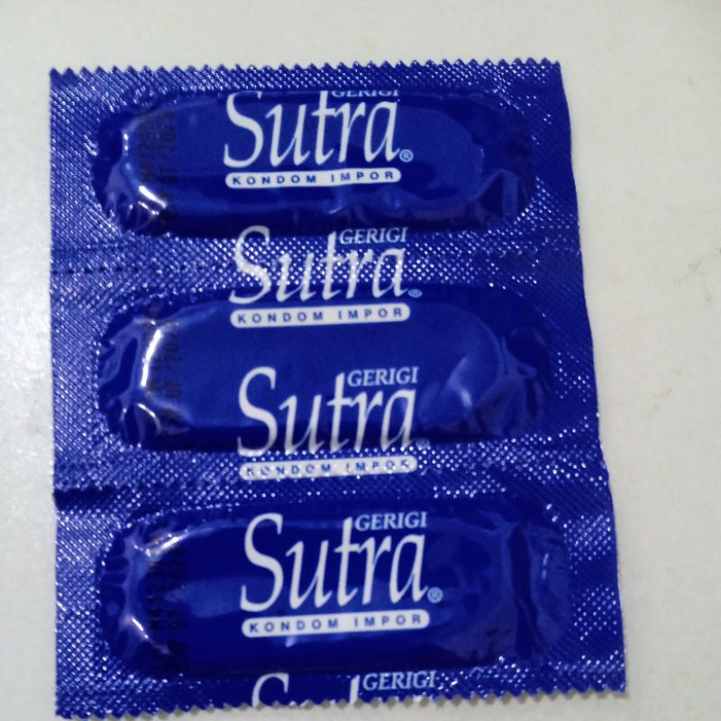 Jual KONDOM SUTRA BERGERIGI ISI 3 PCS | Shopee Indonesia