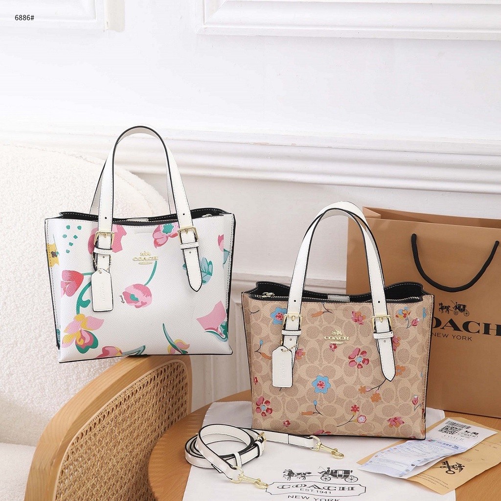 Jual CO 6886 Mollie Tote 25 With Dreamy Land Floral Print and Signature ...