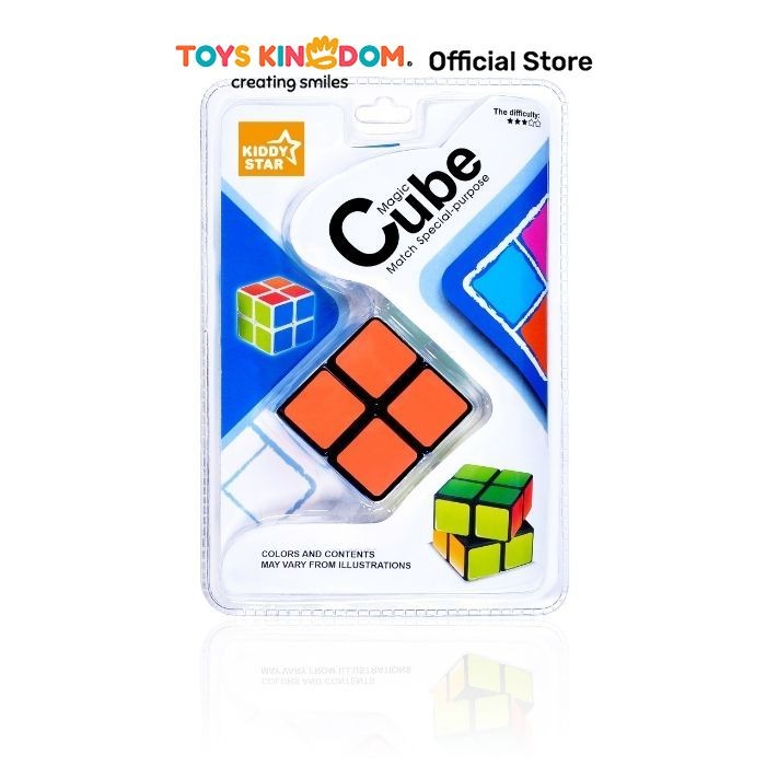 Jual Toys Kingdom Kiddy Star Cubes 2X2 Black Borders Kids Toy Toys ...