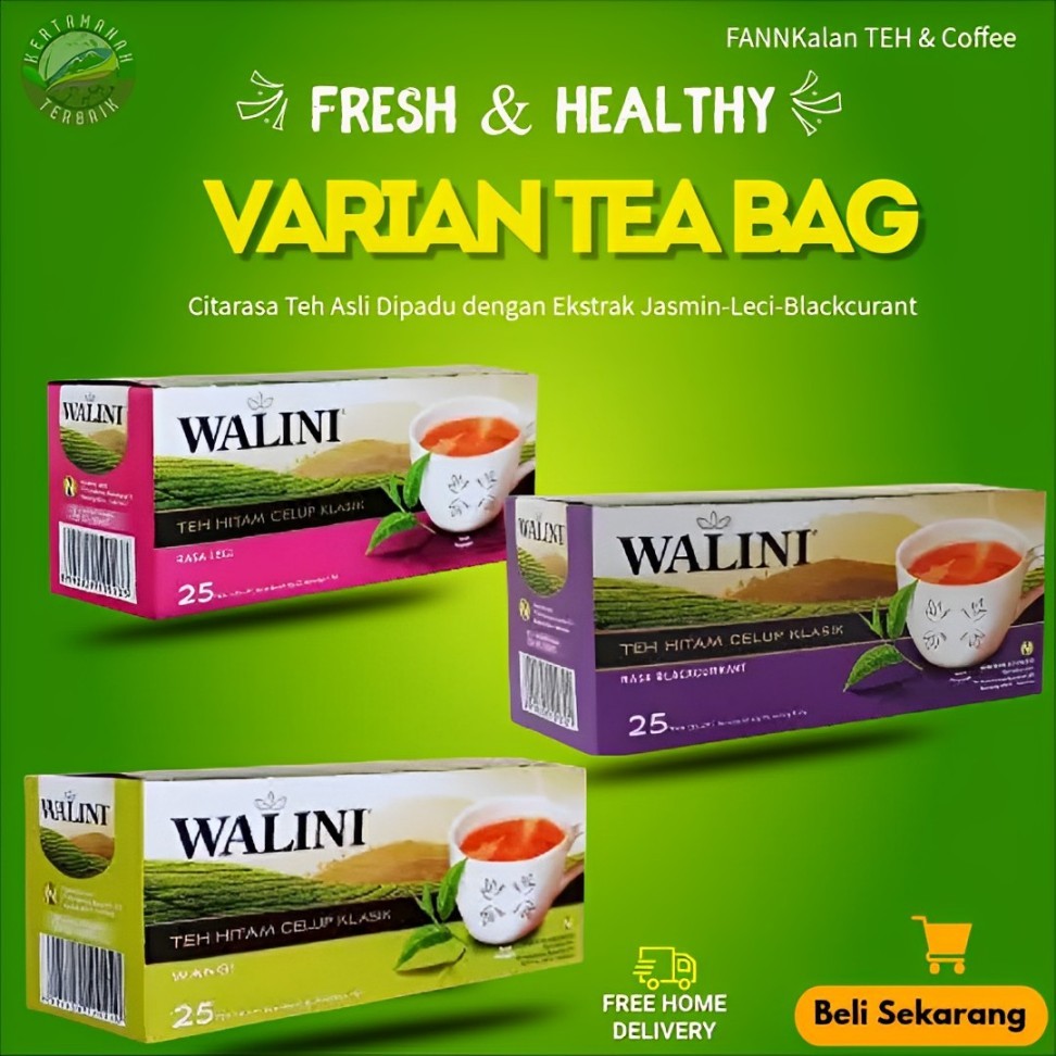 Jual Tea Lychee Lemon Blackcurant Tea Fruit Teh Celup Walini Varian ...