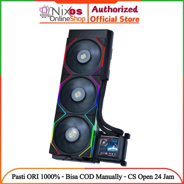 Jual LIAN LI Hydroshift LCD 360TL AIO CPU Cooler LCD Screen TL Fans LED ...