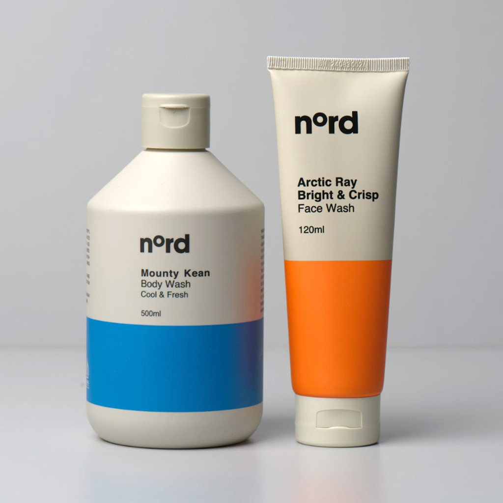 Jual Nord For Men Personal Care Kit (Face Wash Arctic Ray 120ml & Body ...