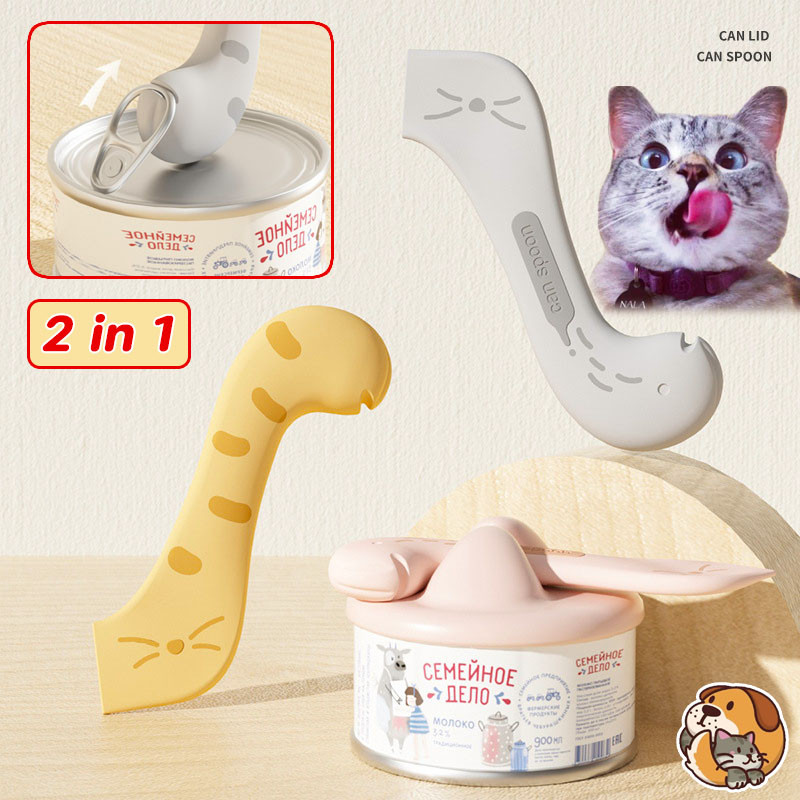 Jual 2in1 Penutup Makanan Kaleng Tutup Kaleng Makanan Kucing Tutup ...