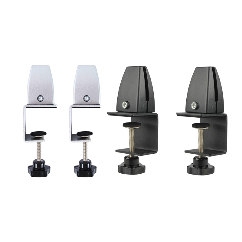 Jual 2 Pcs Office Desk Divider Clamp Privacy Screen Clip Holder Bracket ...