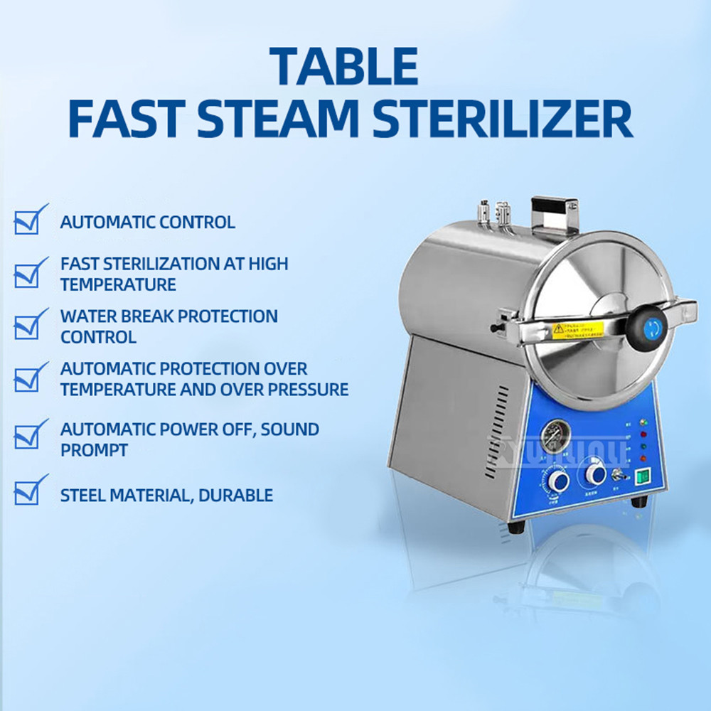 Jual 16L 24L Automatic Desktop Sterilizer Machine Medical Dental Steam ...