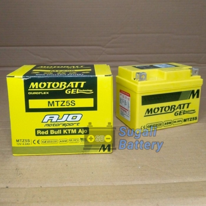 Jual Aki Jupiter MX New Robot, MX king, Byson, Vixion MOTOBATT MTZ5S MF ...