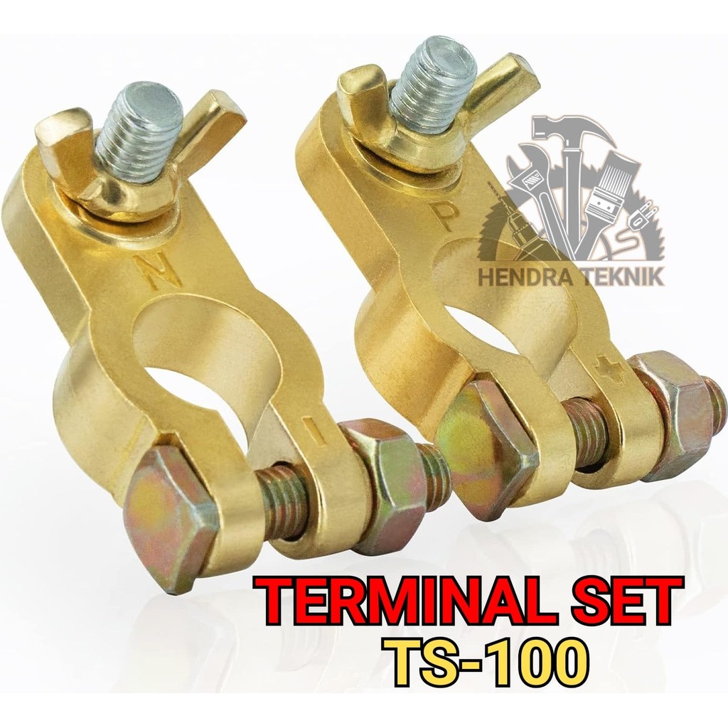 Jual KEPALA AKI KUNINGAN N70 BESAR TERMINAL AKI KELEM KLEM AKI. CLAMP ...