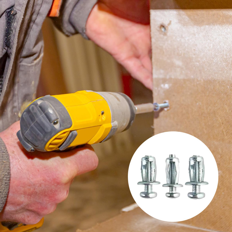 Jual 10PCS Jack Nut - Rivet Plat Metal Mur Baut Drat Sekrup Fisher M4 ...