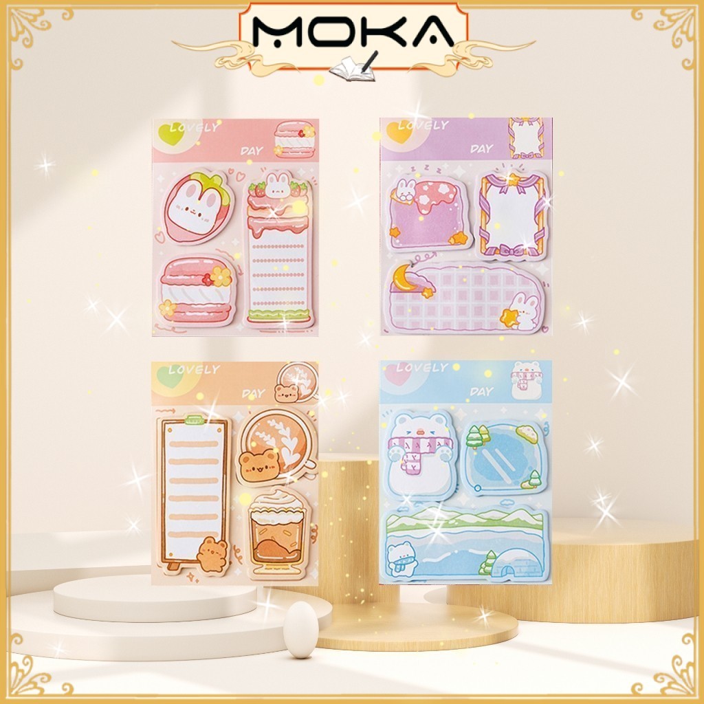 Jual MOKA STICKY NOTE DAILY MOTIF KARTUN KIYOWO CUTE KAWAII / STICKY ...