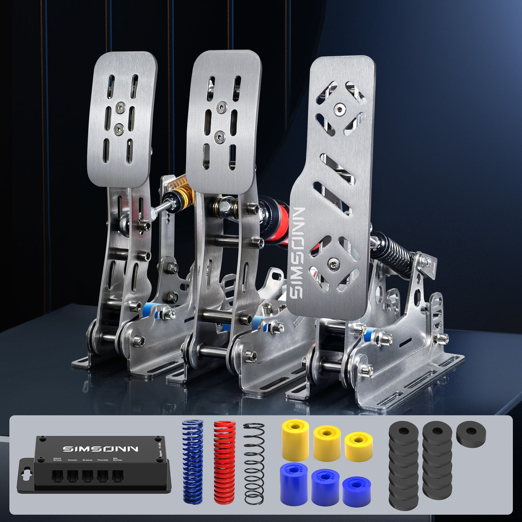 Jual SIMSONN New Upgraded Pro Plus Pedal PC Simracing Pedals Load Cell ...