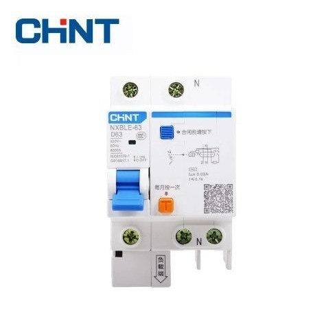 Jual Chint RCBO + MCB tipe NXBLE-63 1P+N 30mA 6kA | Shopee Indonesia
