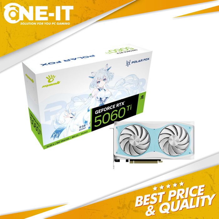 Jual VGA Manli Polar Fox GeForce RTX 5060 Ti OC 8GB GDDR7 8G | Shopee ...