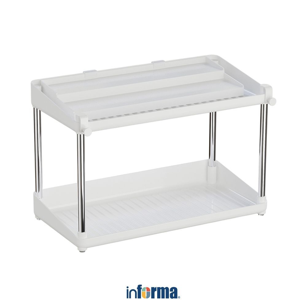 Jual Informa Rak Penyimpanan Multifungsi 2 Tingkat - Putih Organizer ...