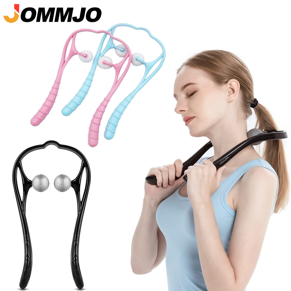 Jual PREORDER Neck Roller Massager Manual Neck & Shoulder Roller ...