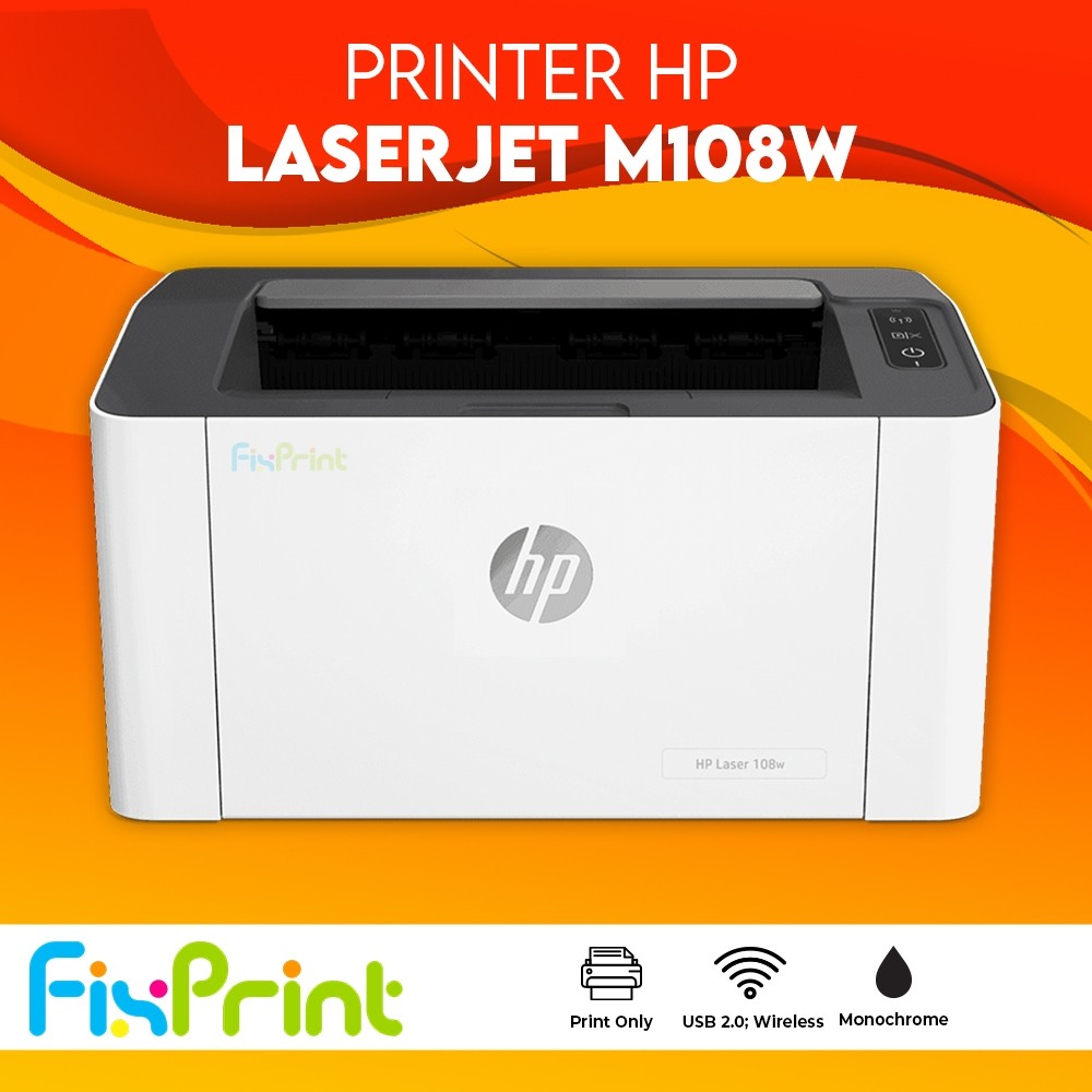 Jual Printer HP Monochrome 108w WiFi Print Only 108a Single Function ...