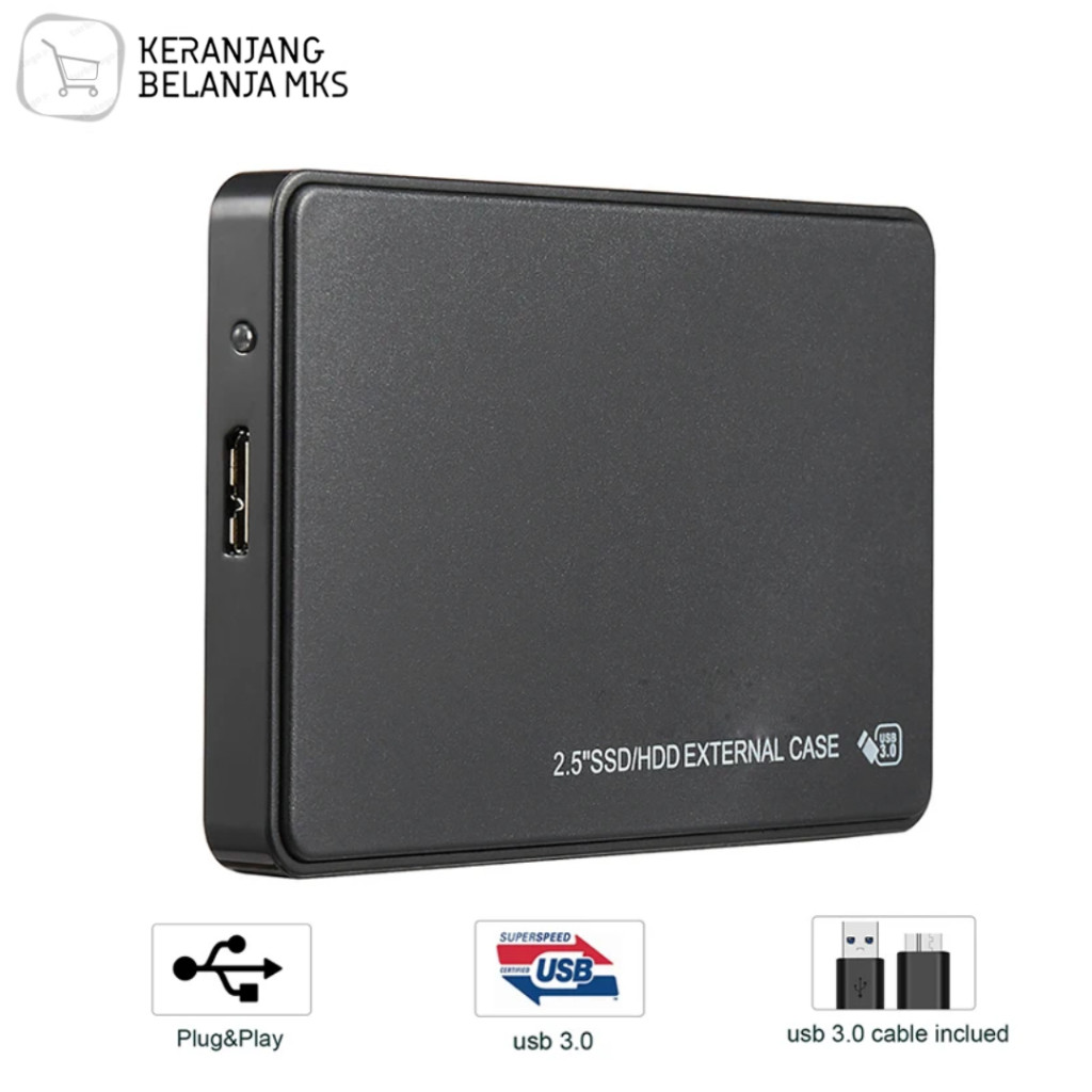 Jual External HDD Enclosure USB Type A to USB Micro B Superspeed ...