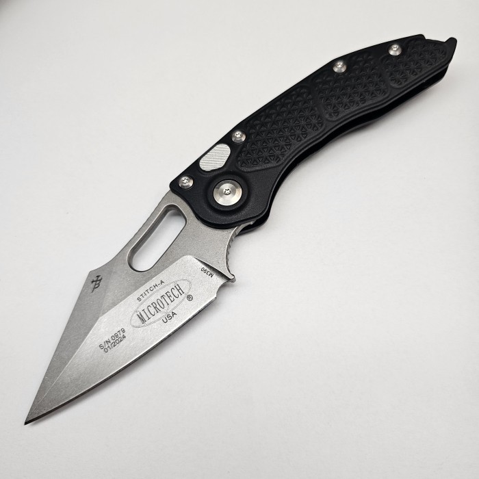 Jual Microtech STITCH Auto Folding Knife Outdoor EDC | Shopee Indonesia
