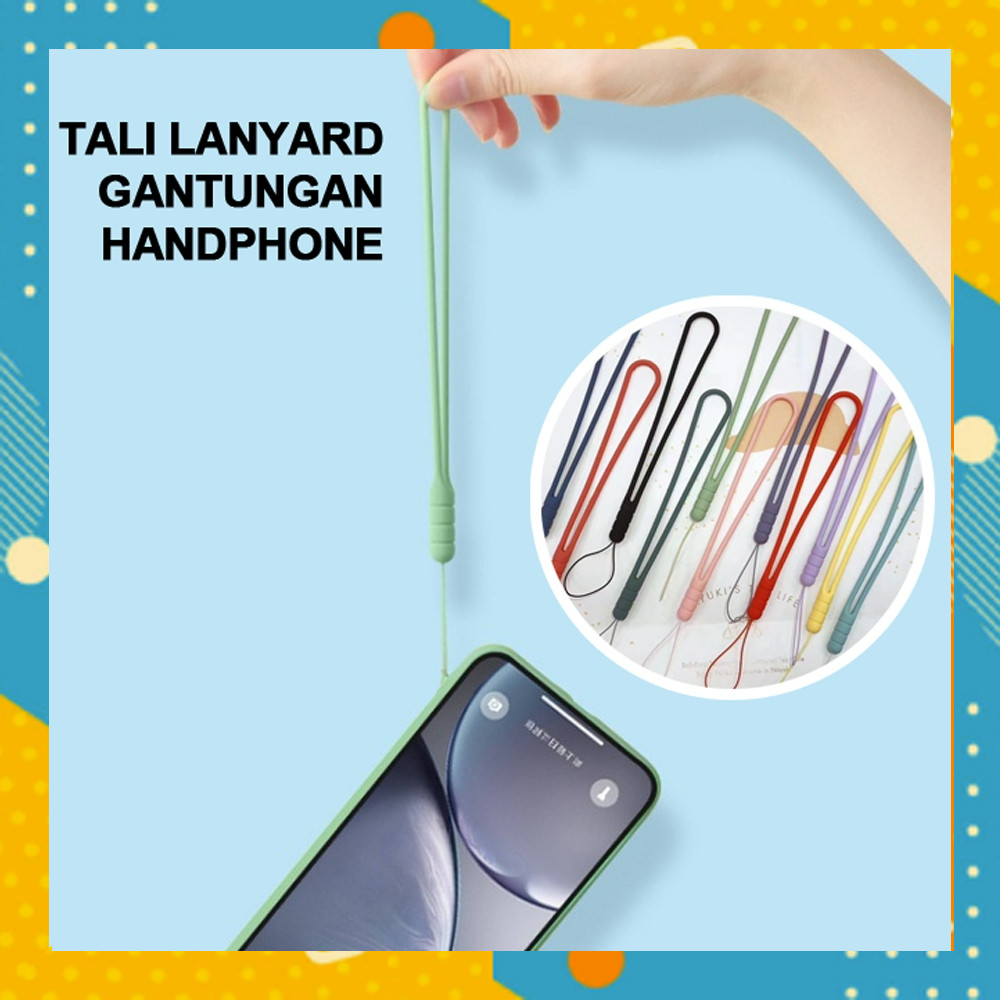 Jual Tali Gantungan HP SILIKON Lanyard USB Flashdisk Name Tag Aksesoris ...