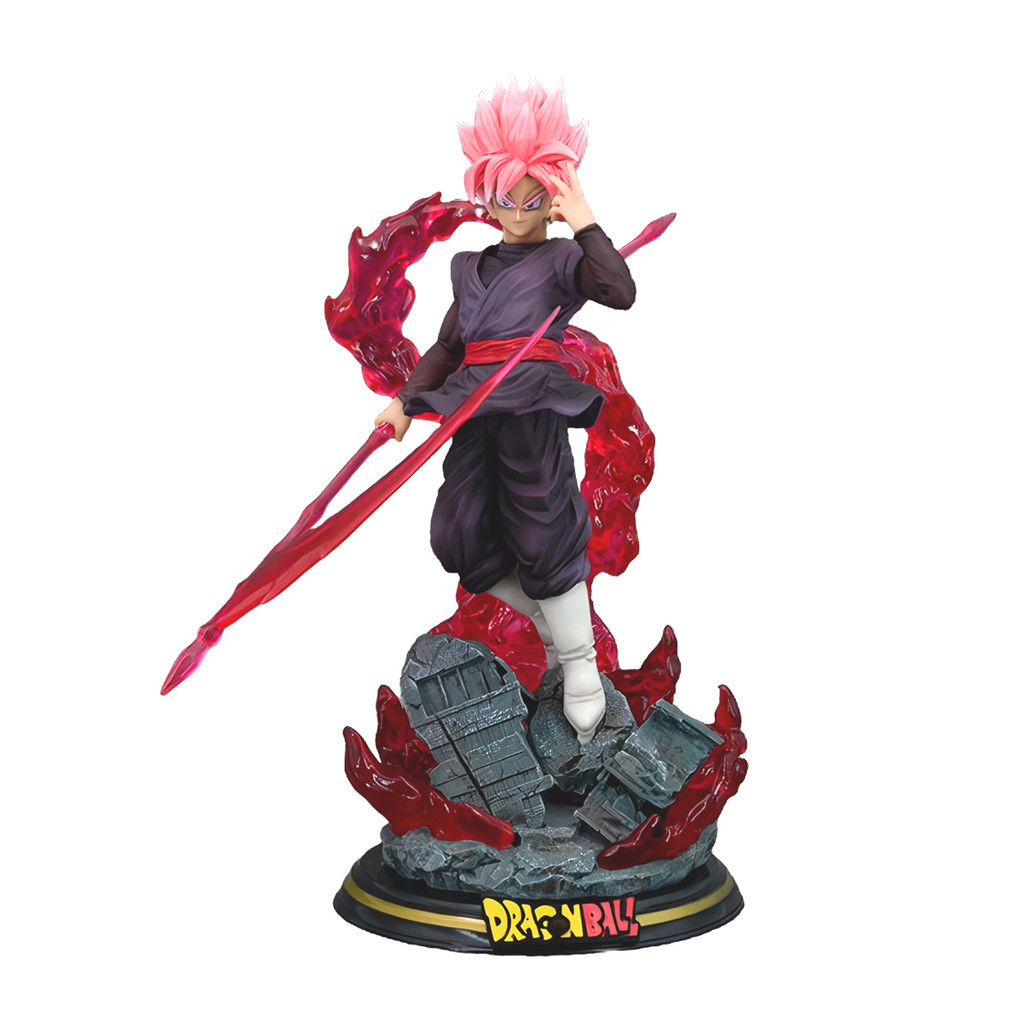 Jual Zamasu Goku Black Saiyan Rose Pink Dragon Ball 26cm Action Figure ...