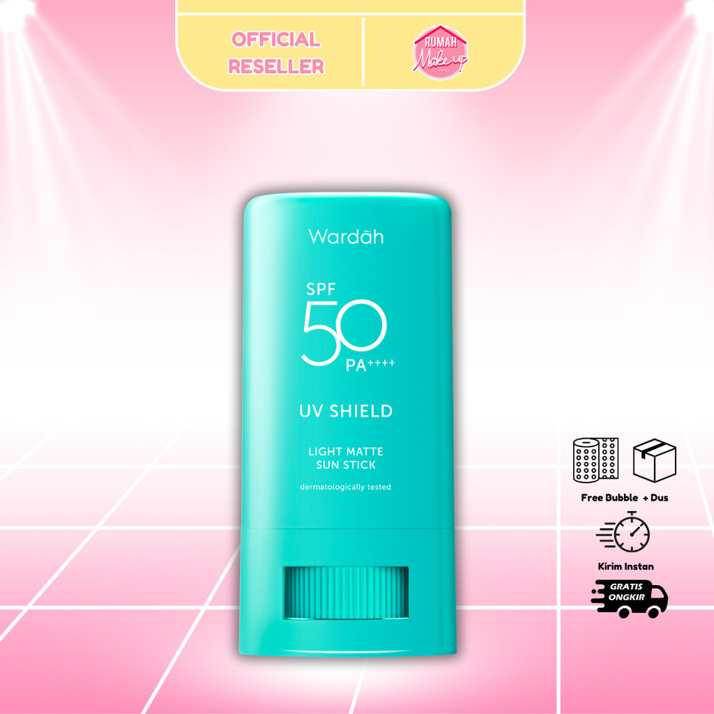 Jual WARDAH UV SHIELD LIGHT MATTE SUN STICK SPF 50 PA++++ 35 ML ...