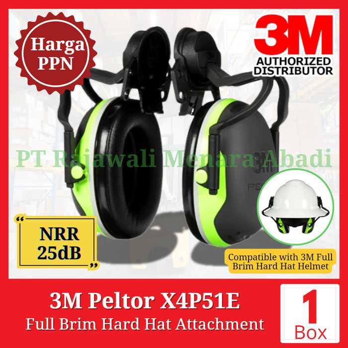 Jual 3M Cap Mount Peltor X4 Earmuffs X4P51E NRR 25dB | Shopee Indonesia