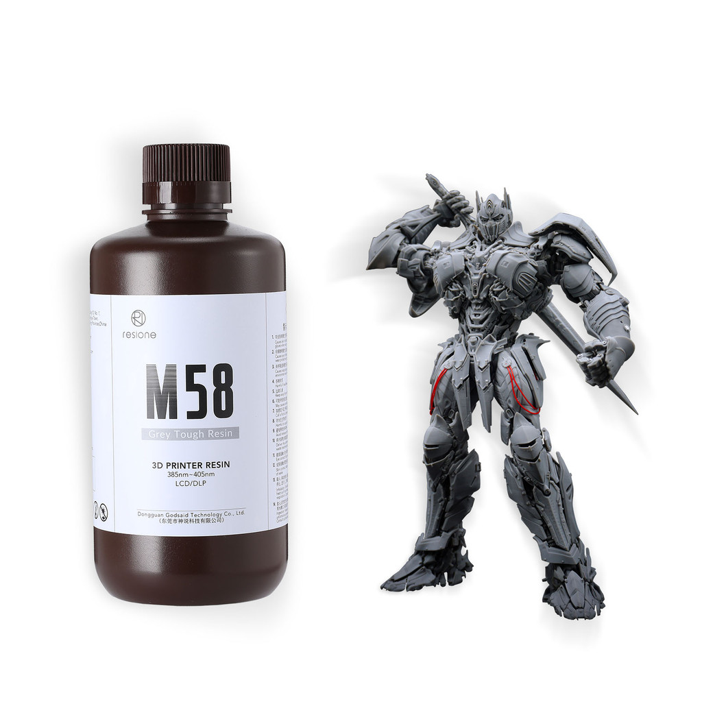 Jual Resione 1KG M58 ABS Like Tough 3d Printer UV Resin Photopolymer ...