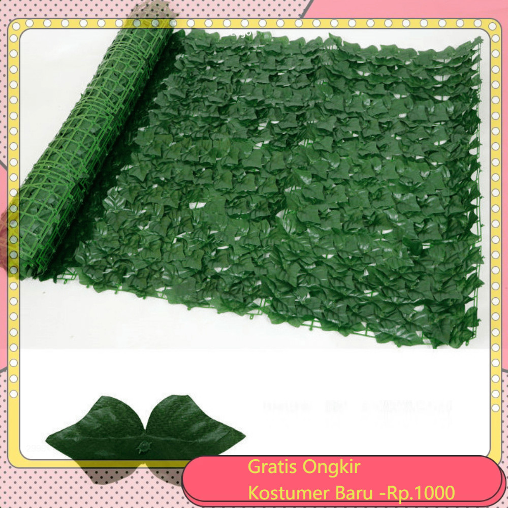 Jual Artificial Flower Daun Dekorasi Dinding Rambat Hijau Sintetis ...