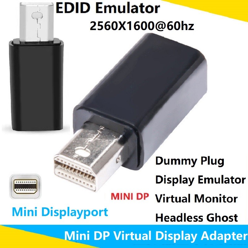 Jual MiniDP Dummy Plug Display Emulator Mini Displayport Virtual ...