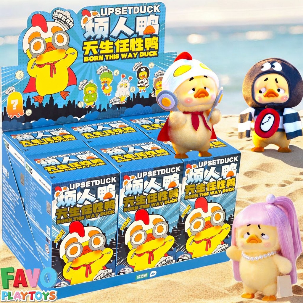 Jual RONGCREATOR x UPSETDUCK V3 Born This Way Duck Series - FULL SET 6 PCS SJD Plush Blind Box ...