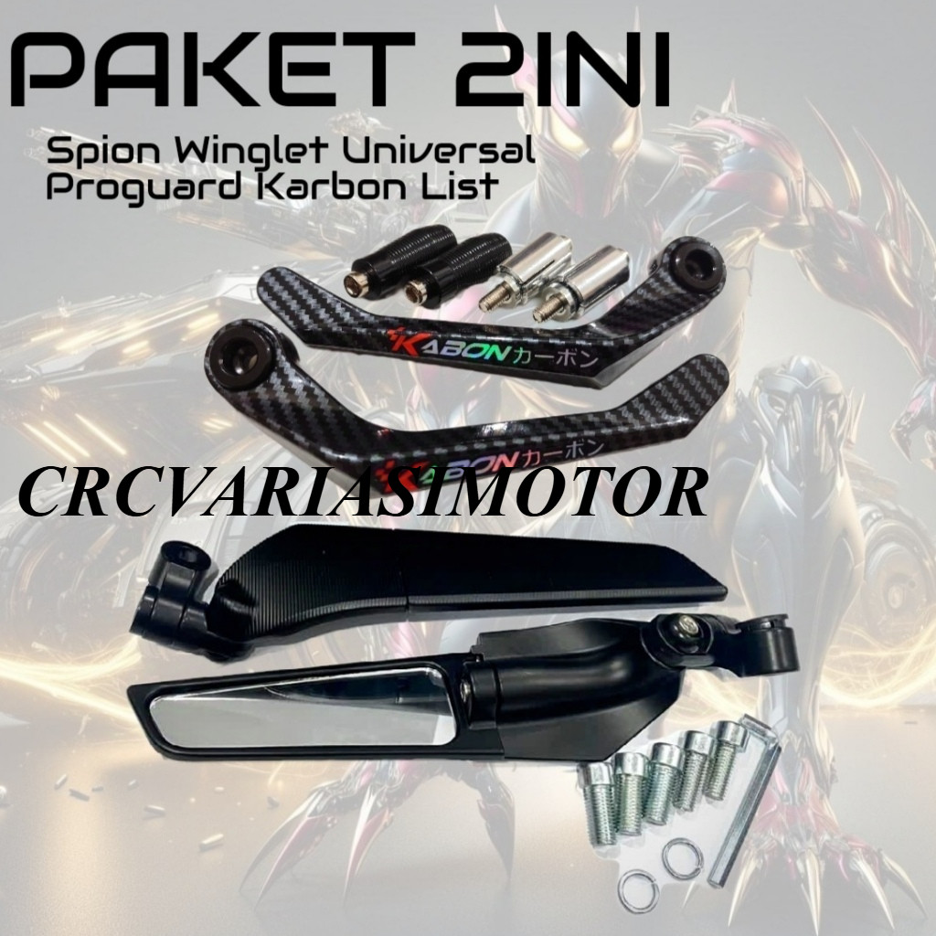 Jual #CRC# Paket Promo 2in1 Spion Winglet Cnc Universal matic bebek ...