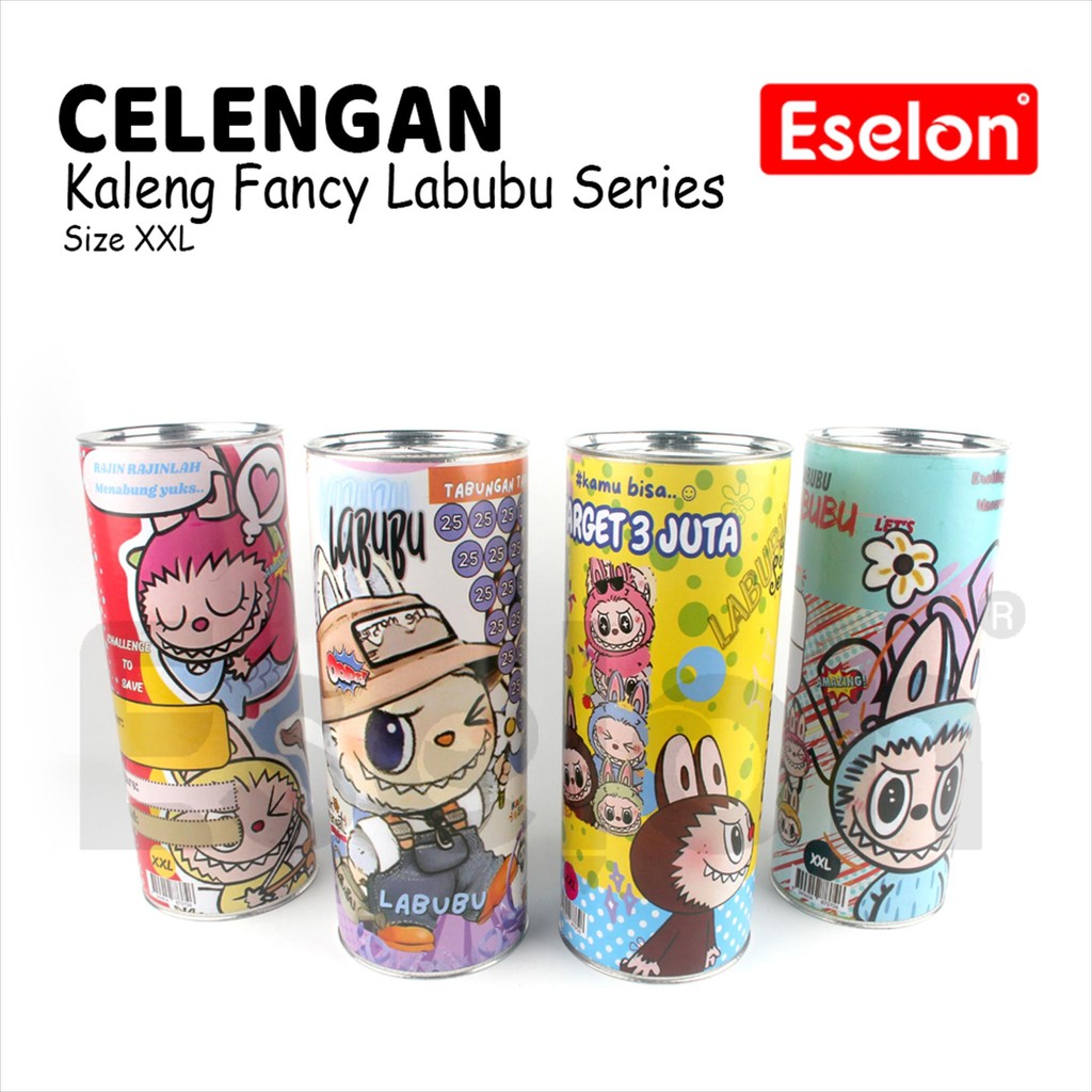 Jual Celengan Kaleng Tabung size XXLARGE / Celengan Fancy | Shopee ...