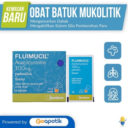 Jual Fluimucil 100 Mg Serbuk Sachet / Obat Batuk Pengencer Dahak ...