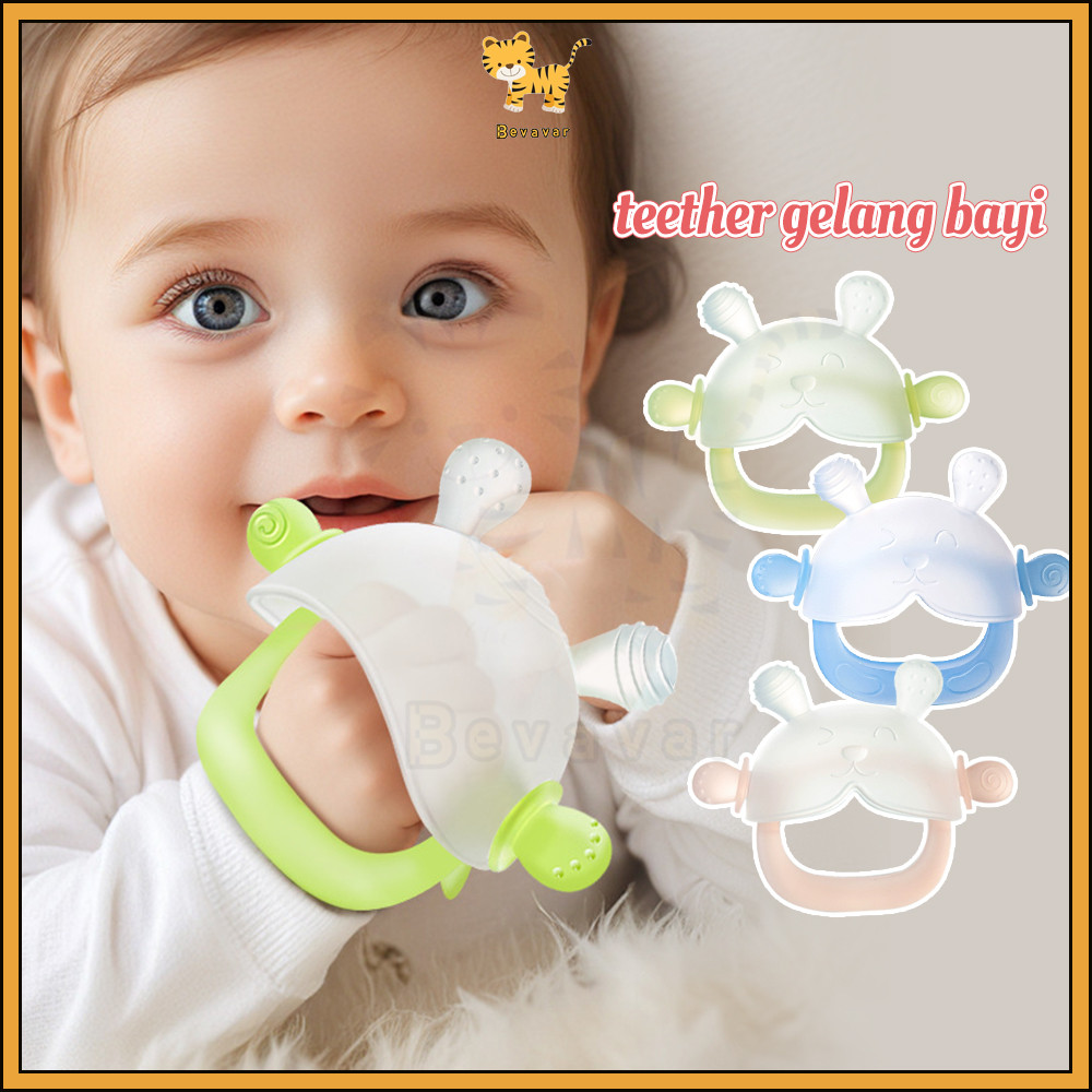 Jual ID Bevavar Teether Bayi Silikon Mainan Gigitan Bayi Teether Bayi ...