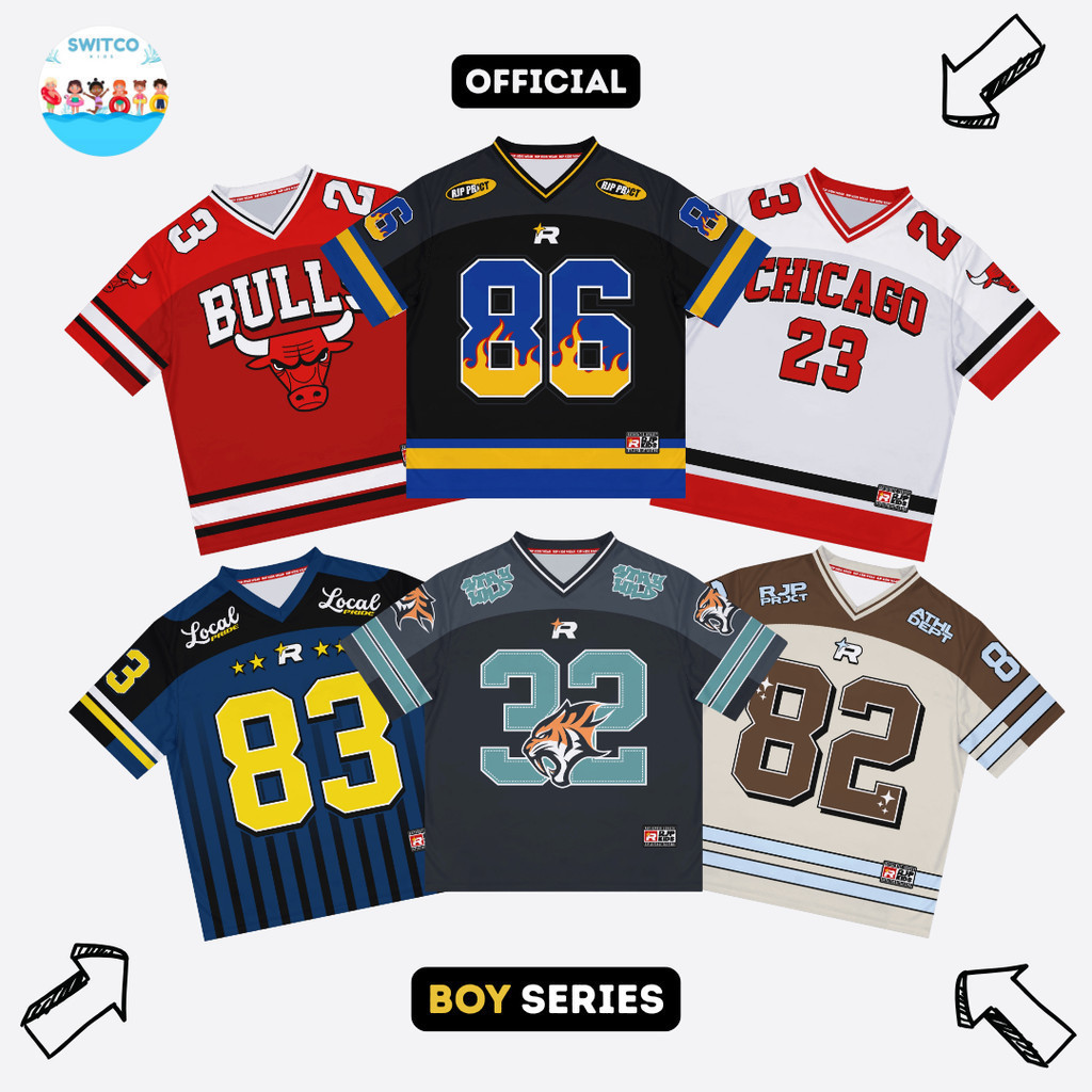 Jual SWITCO | Kaos Jersey Anak Boy Series Laki Laki Bahan DryFit Brazil ...